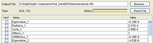 Selecting the Output File and Parameters