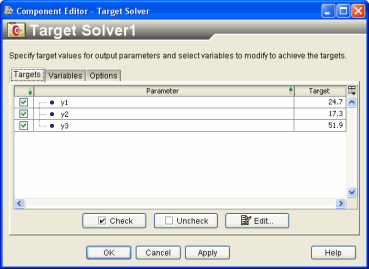 About the Target Solver Component