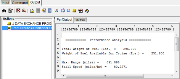 Configuring the Performance Output Parsing Instructions